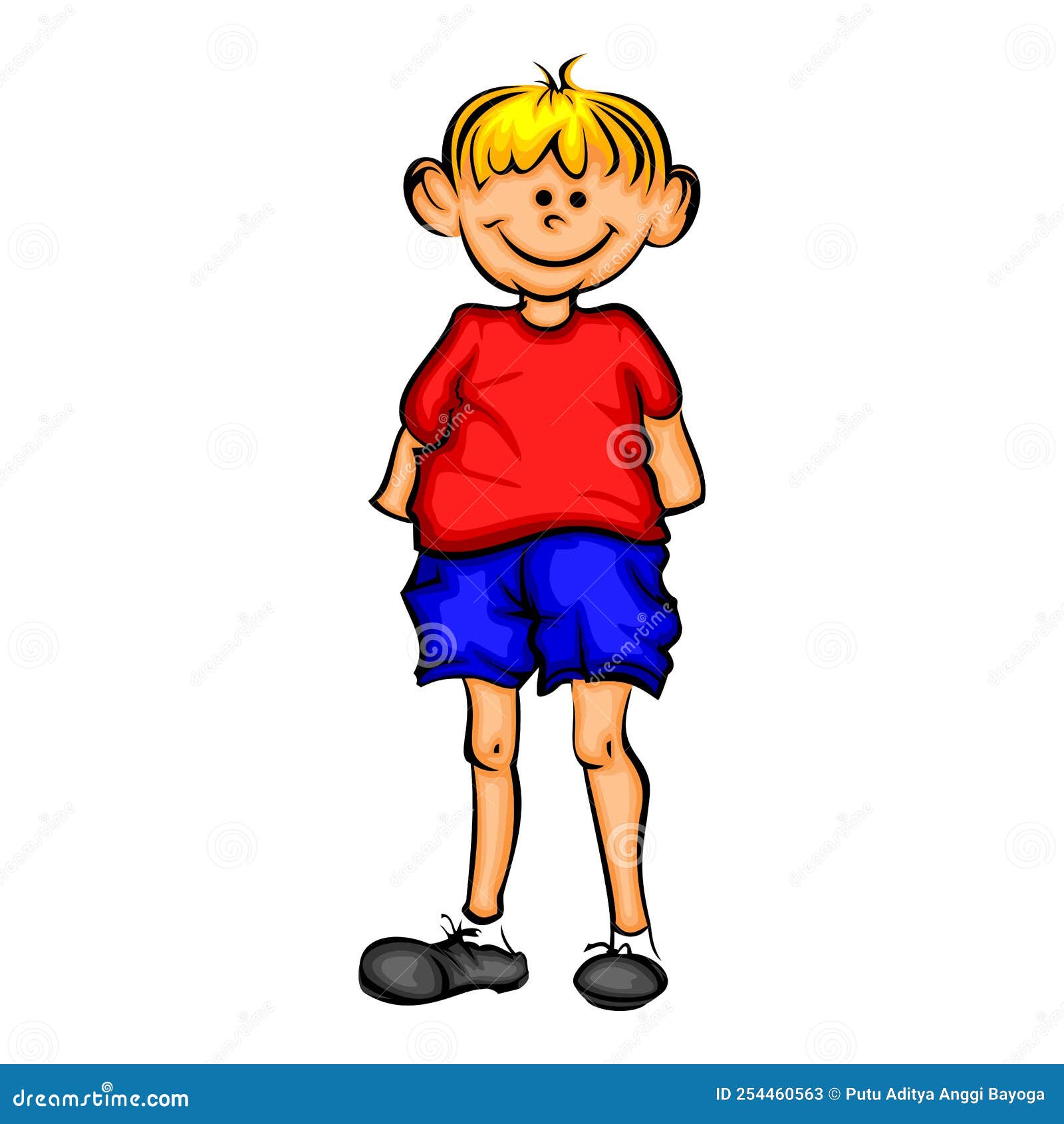 Just Boy stock vector. Illustration of unique, cartoon - 254460563