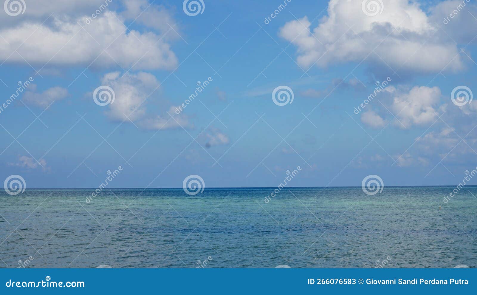 Just Clear, Crystal Blue Ocean and Sky Stock Image - Image of clear ...
