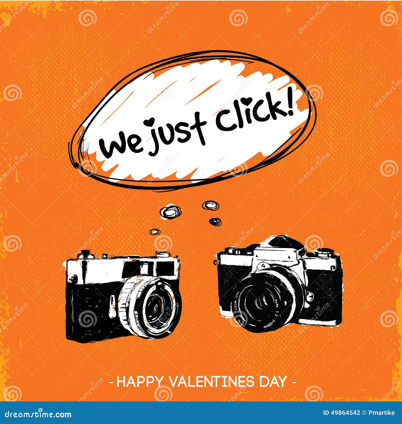 We Just Click illustration stock vector. Illustration of brochure ...