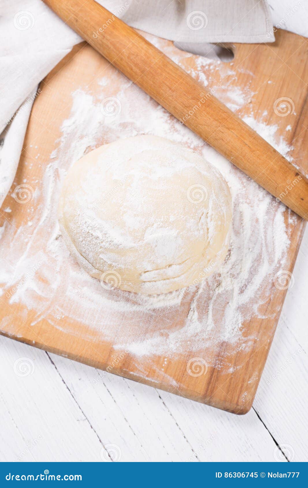 Just cooked dough stock image. Image of flour, baked - 86306745