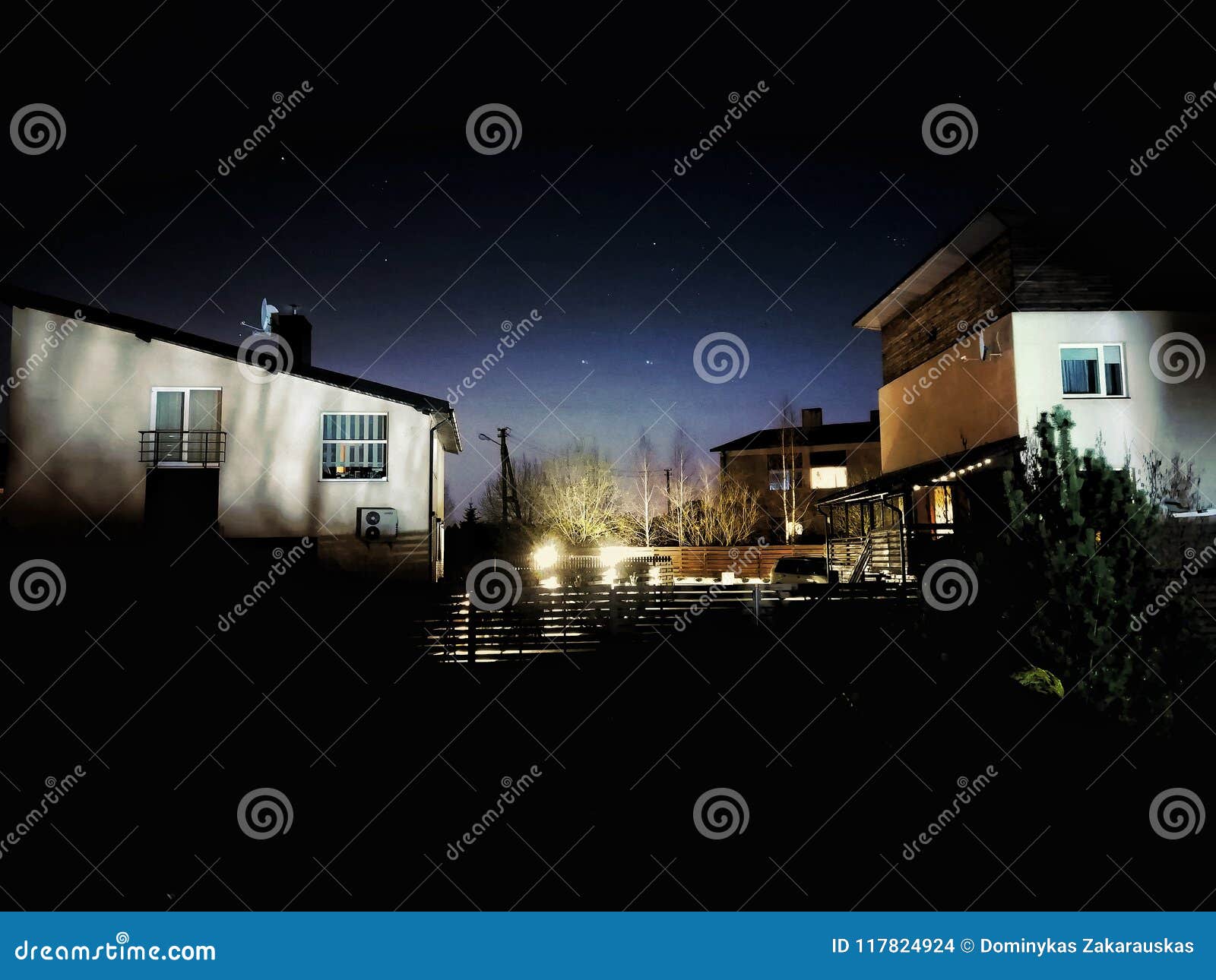 Night at home stock photo. Image of nighy, dark, night - 117824924