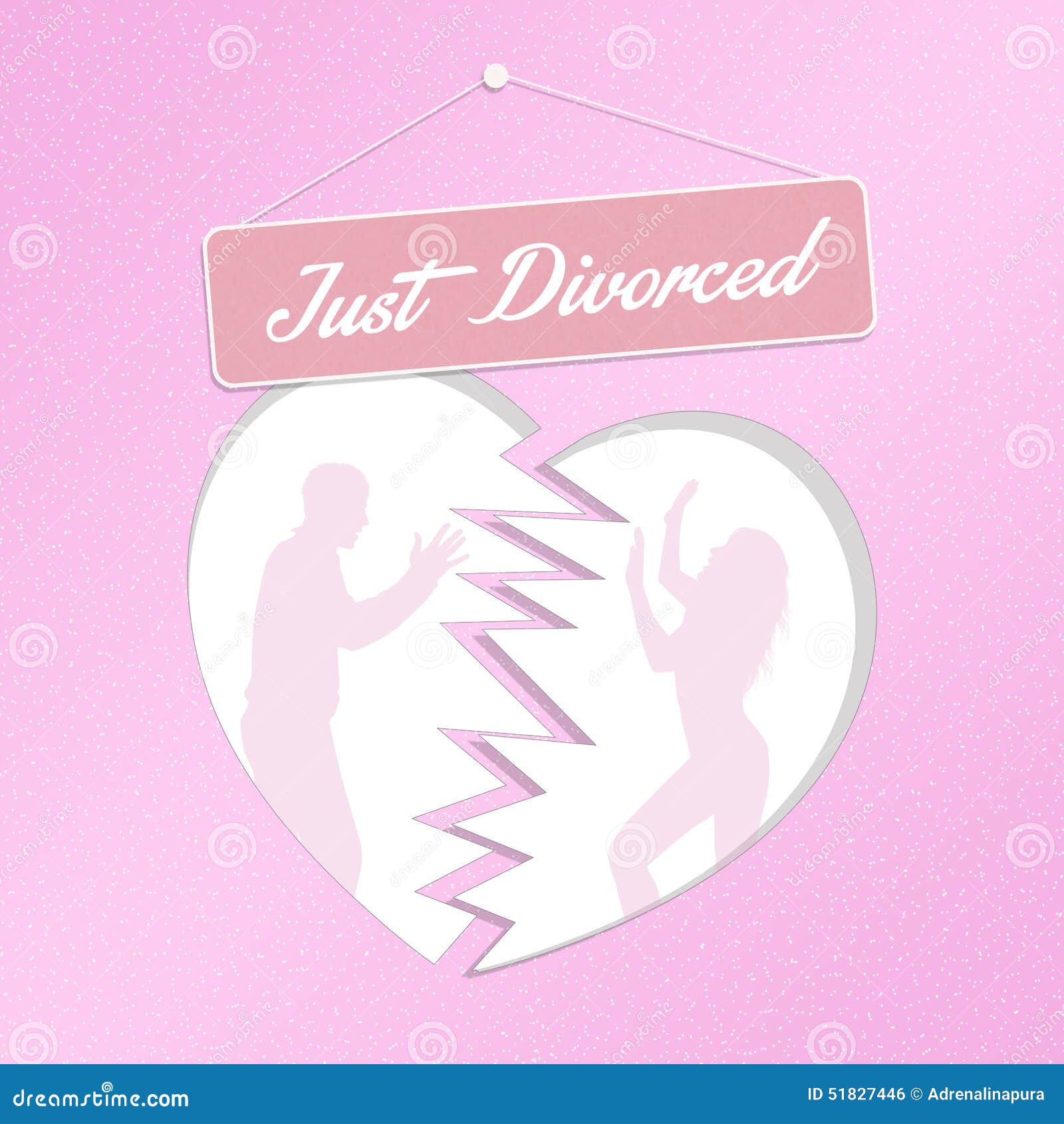 Just divorced stock illustration. Illustration of grief - 51827446