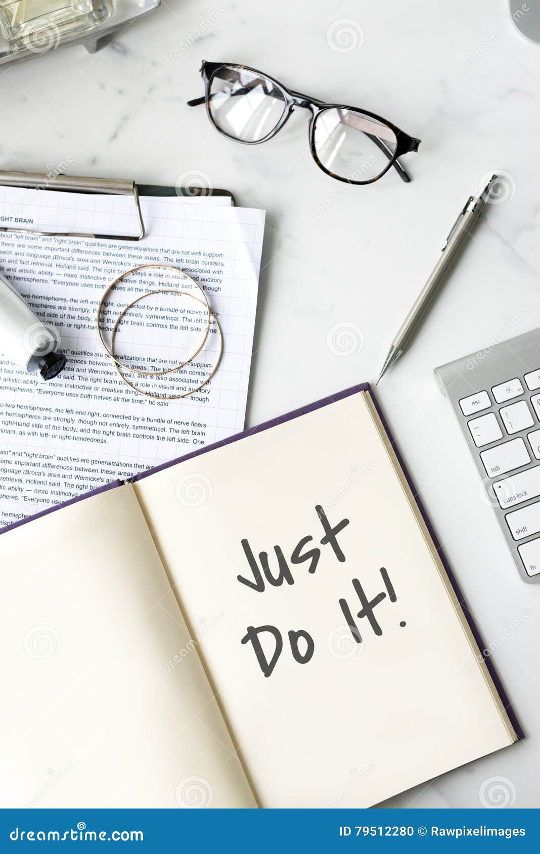 Just Do it Plan Motivate Concept Stock Photo - Image of paper, diary ...