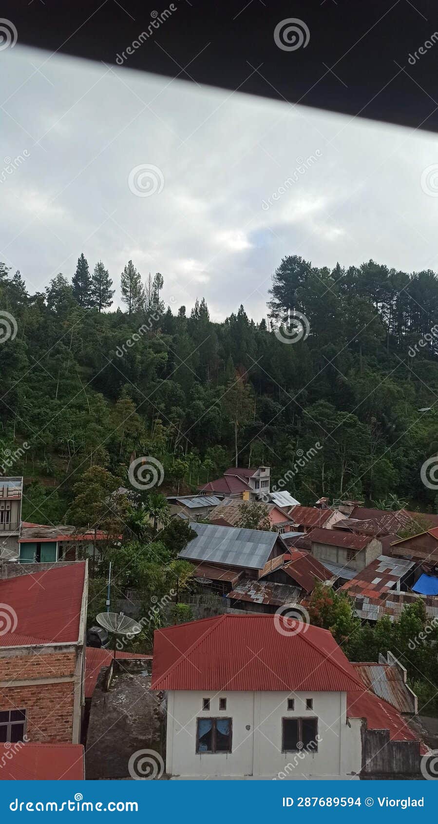 Just a Hill on Sungai Penuh City, Jambi Stock Photo - Image of area ...