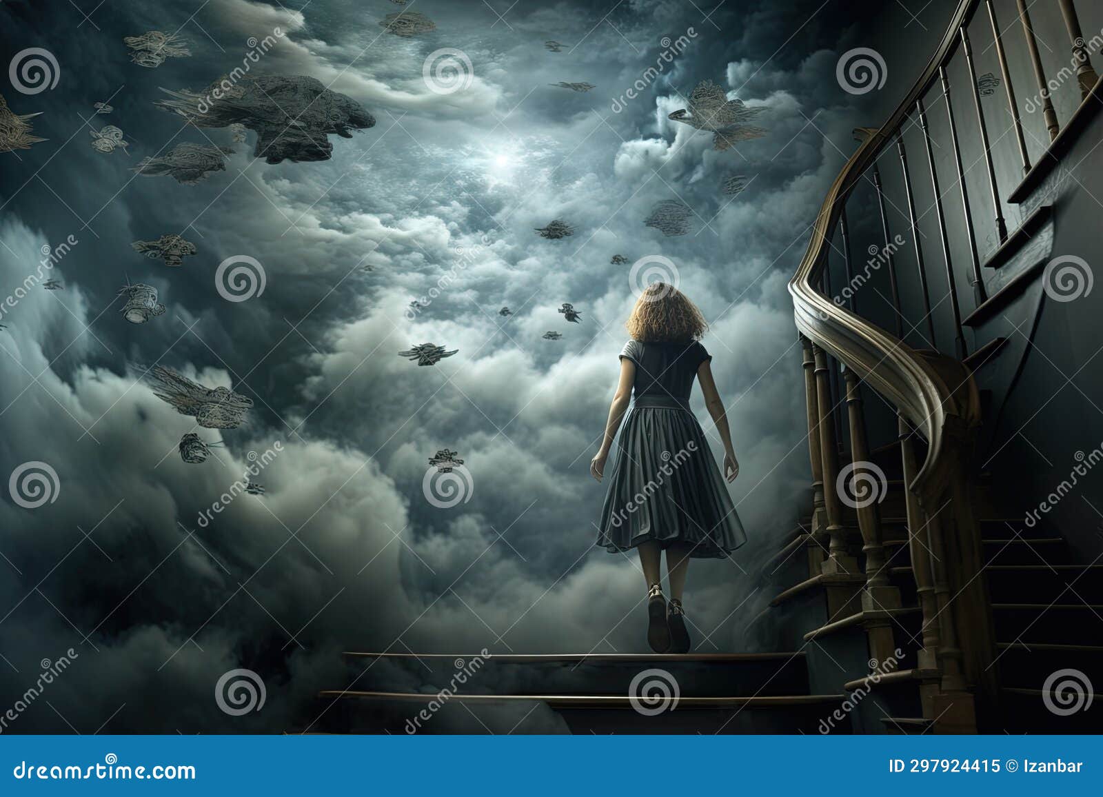 Just an Illusion of Your Imagination Illustration AI Generated Stock ...