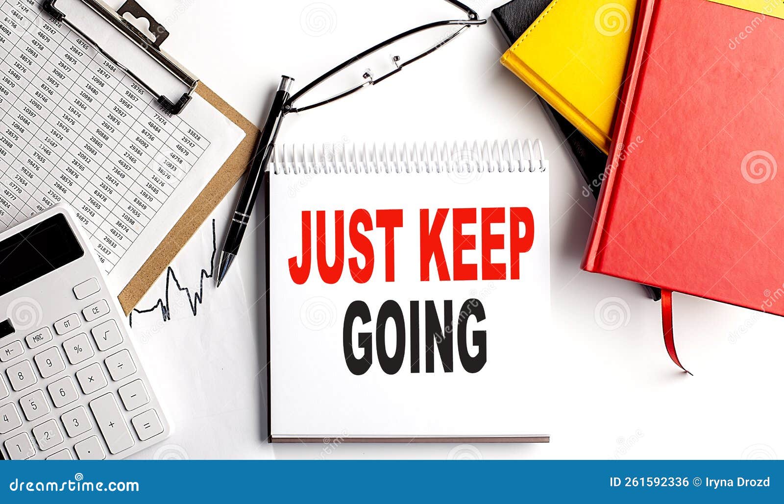 WORK in PROGRESS Text on a Sticky on Black Notebook with Pen Stock ...