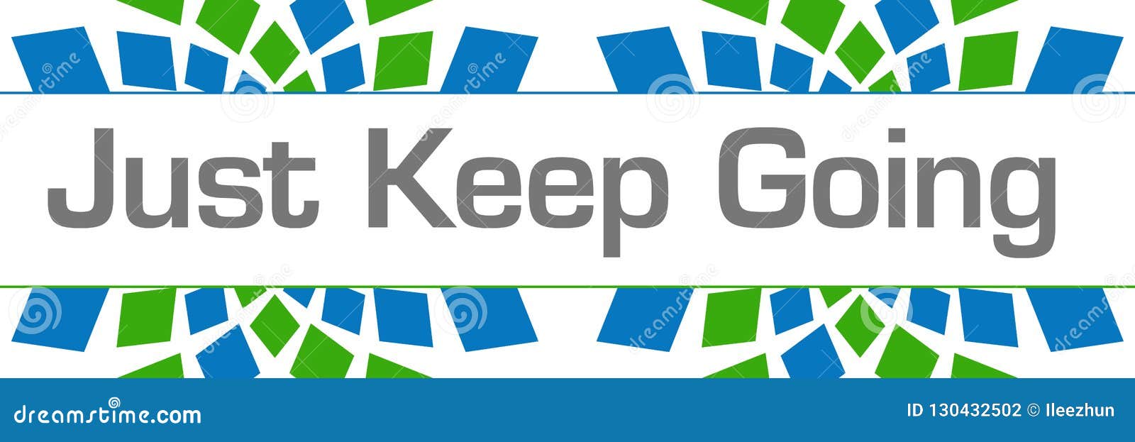 Just Keep Going Green Blue Texture Horizontal Stock Illustration ...