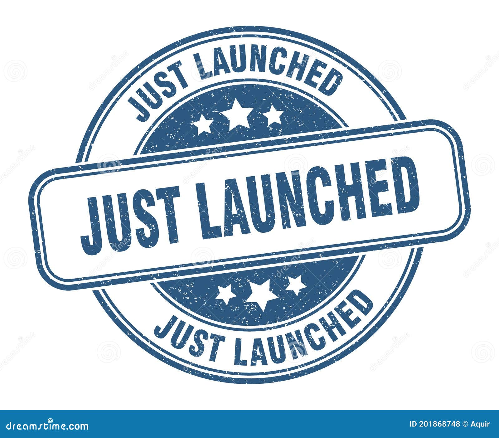 Just Launched Stamp. Just Launched Round Grunge Sign Stock Vector ...