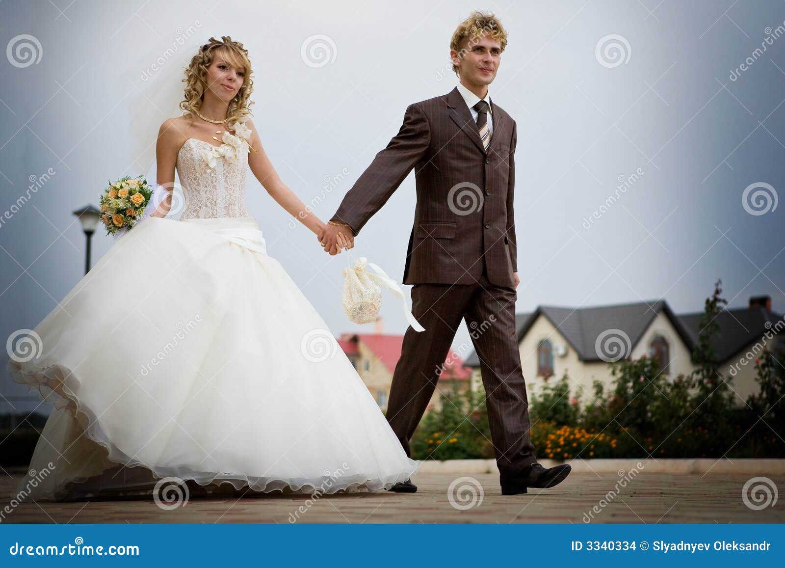 Just married stock photo. Image of happiness, celebrate - 3340334