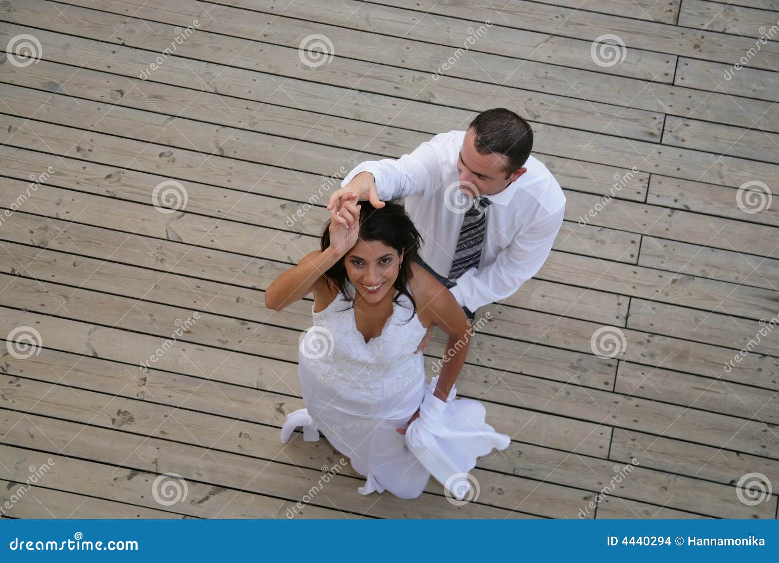 Just Married - Bride and Groom Dancing Stock Photo - Image of event ...