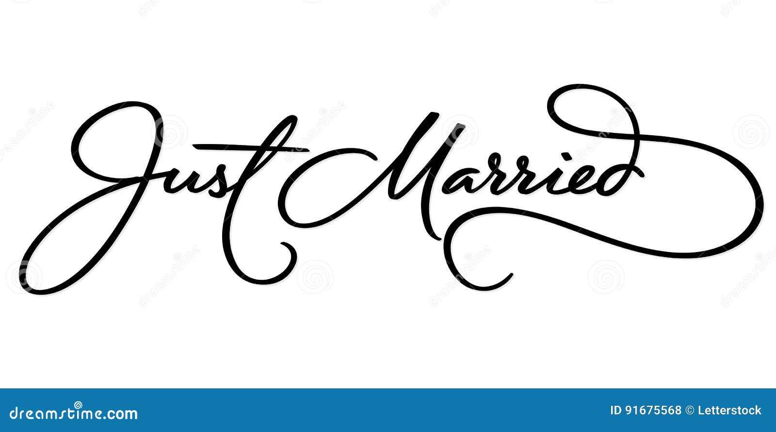 Just Married Message Stock Illustrations – 303 Just Married Message ...