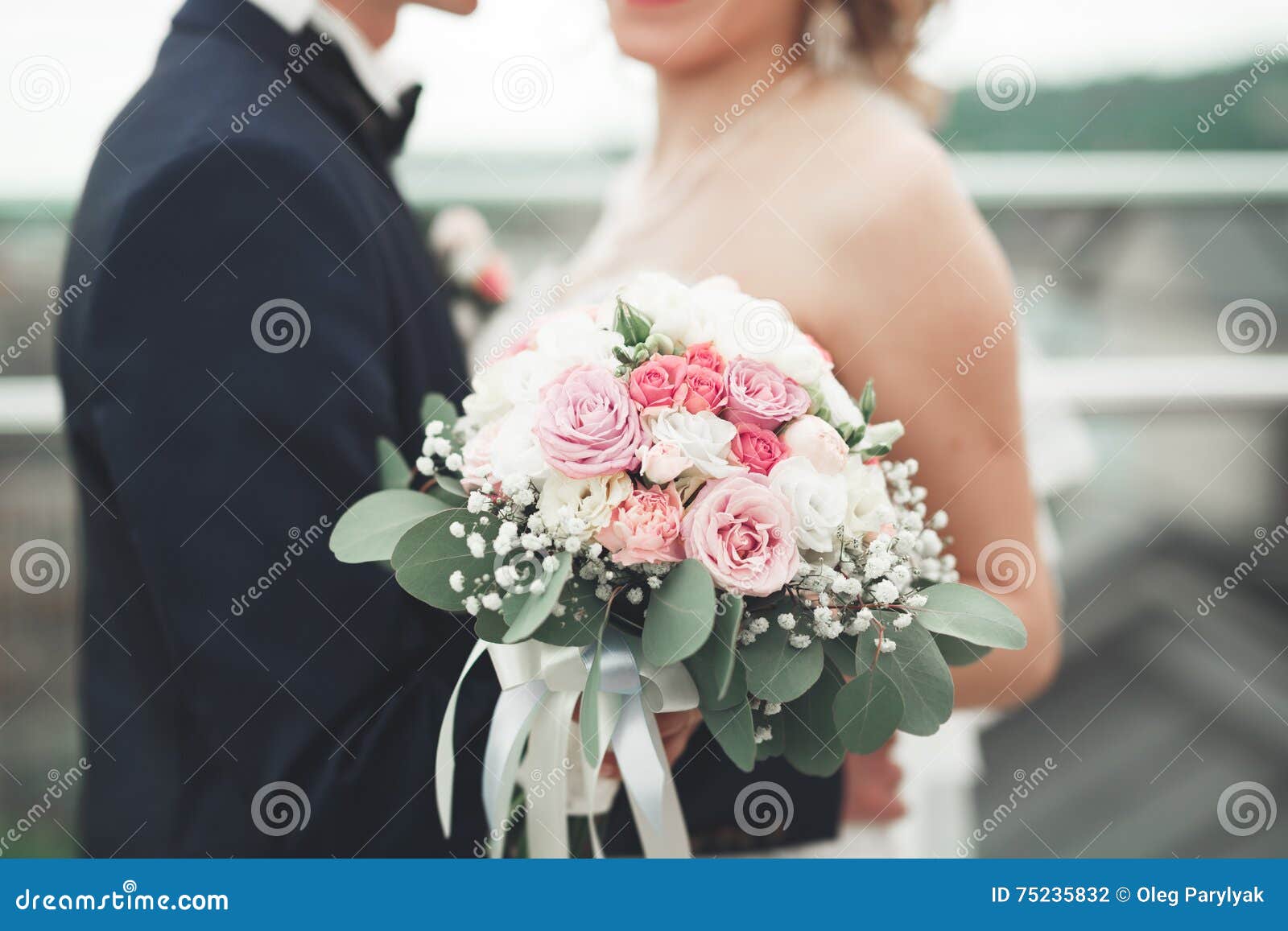 Married Wedding Couple With Matching Finger Puppets. Unique Celebration ...