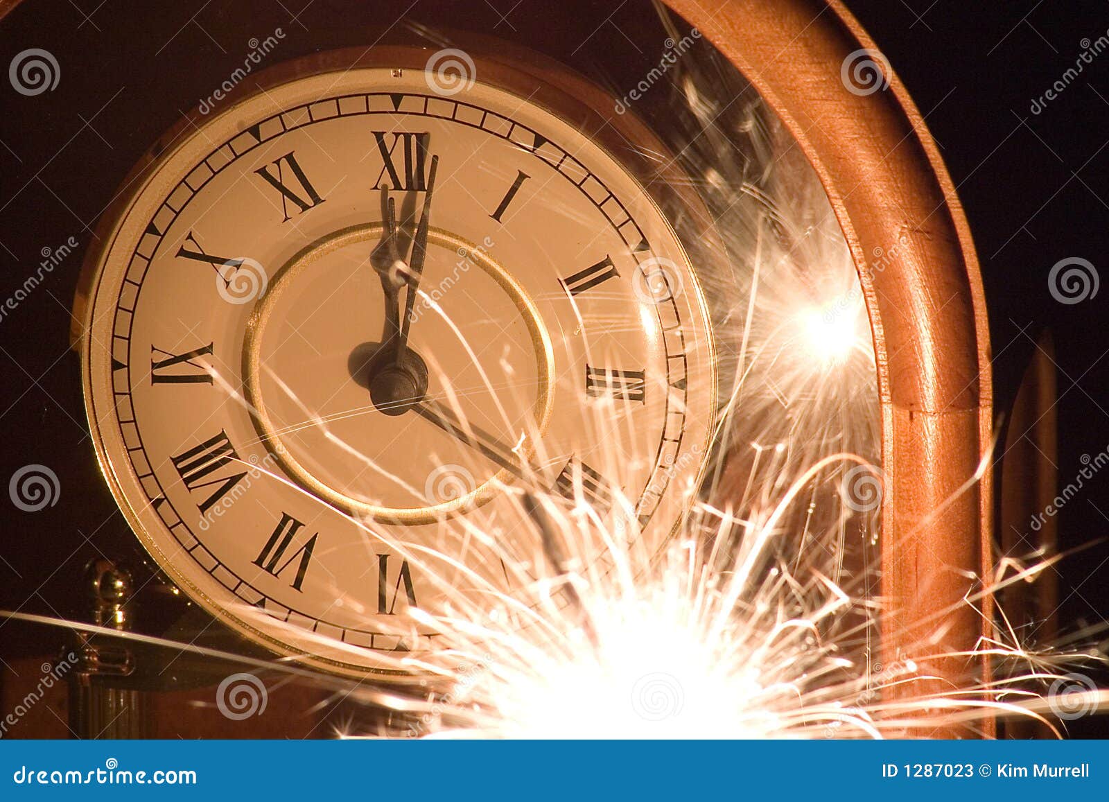 Just after midnight stock image. Image of hands, sparkler - 1287023