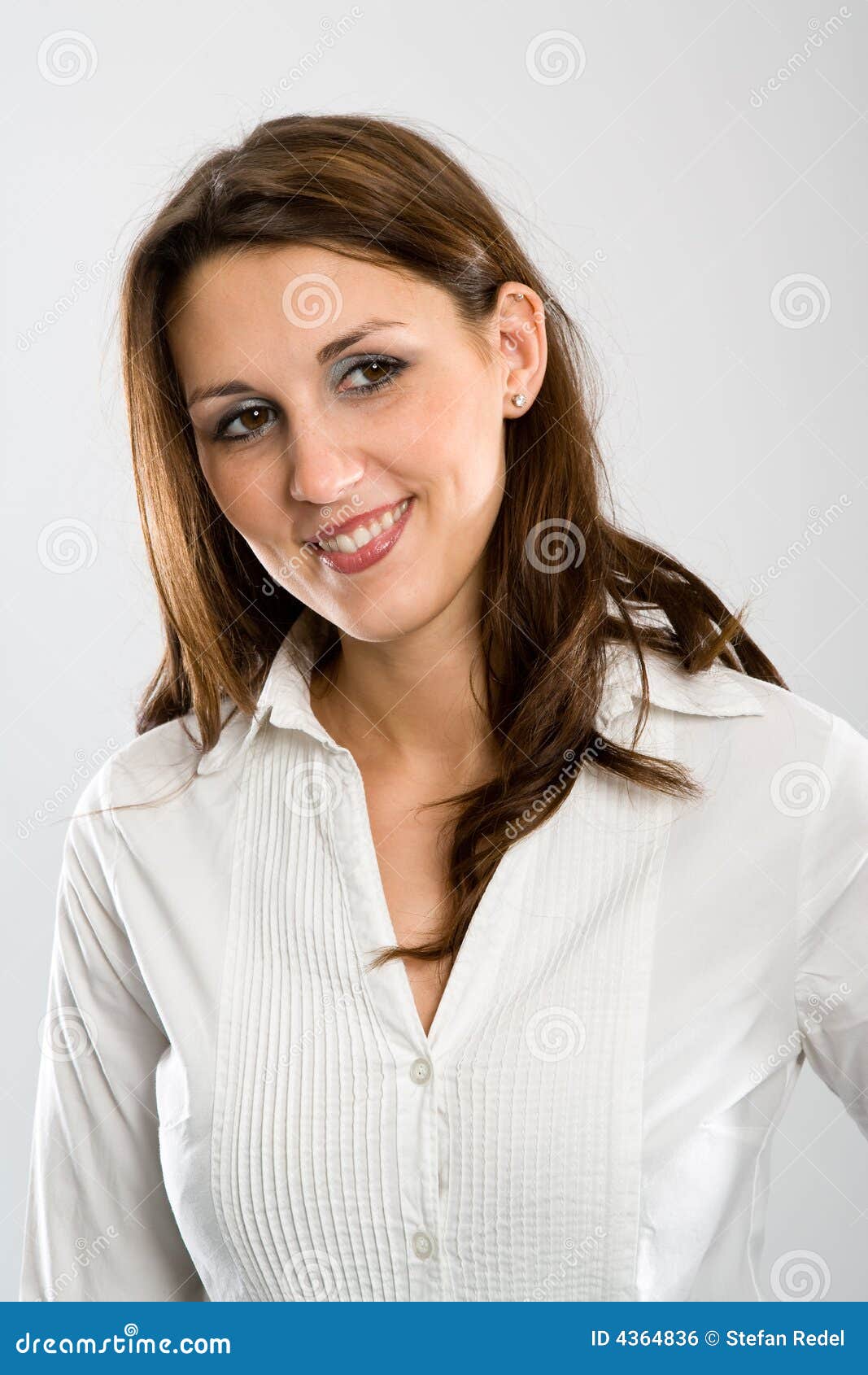 Just a nice woman stock photo. Image of flirt, simpatico - 4364836