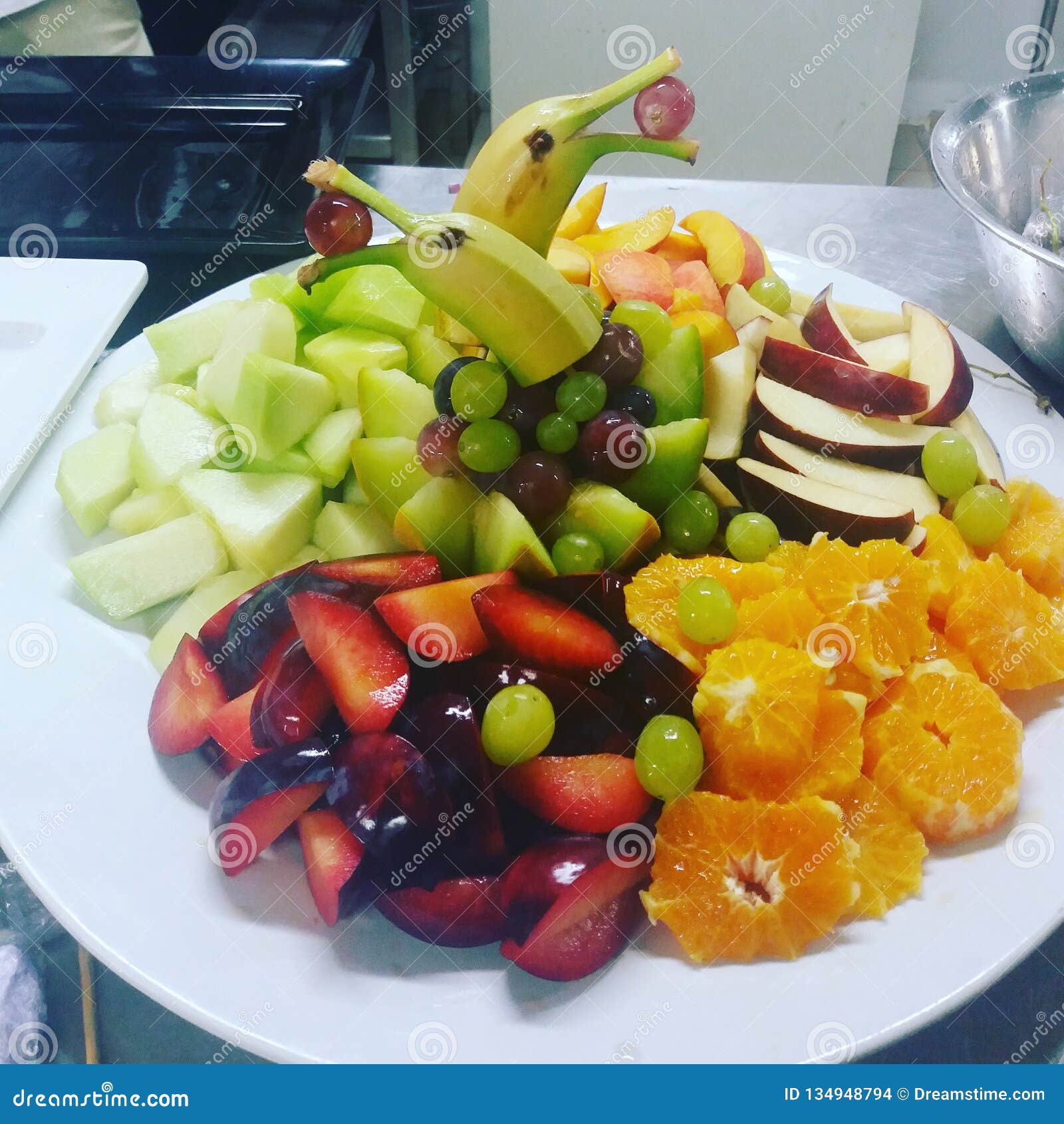 Just a normal food plate stock photo. Image of oranges - 134948794