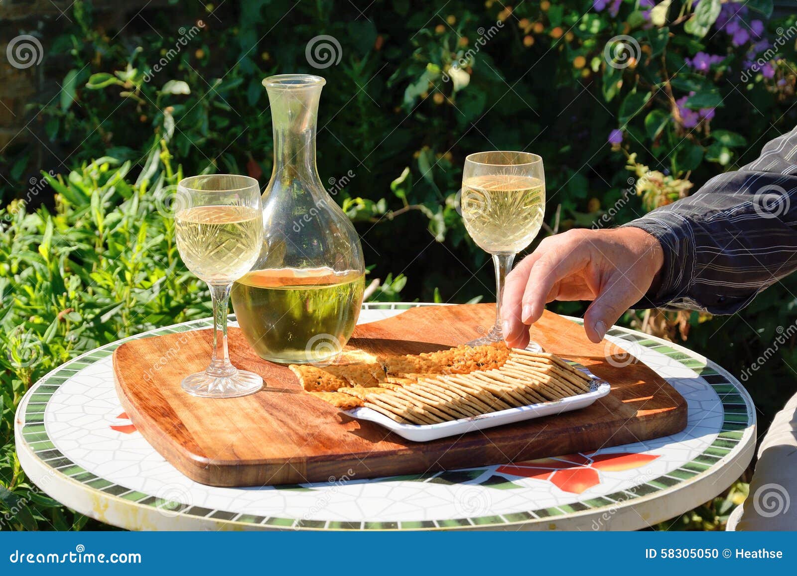 Just one cracker stock photo. Image of beverages, snacks - 58305050
