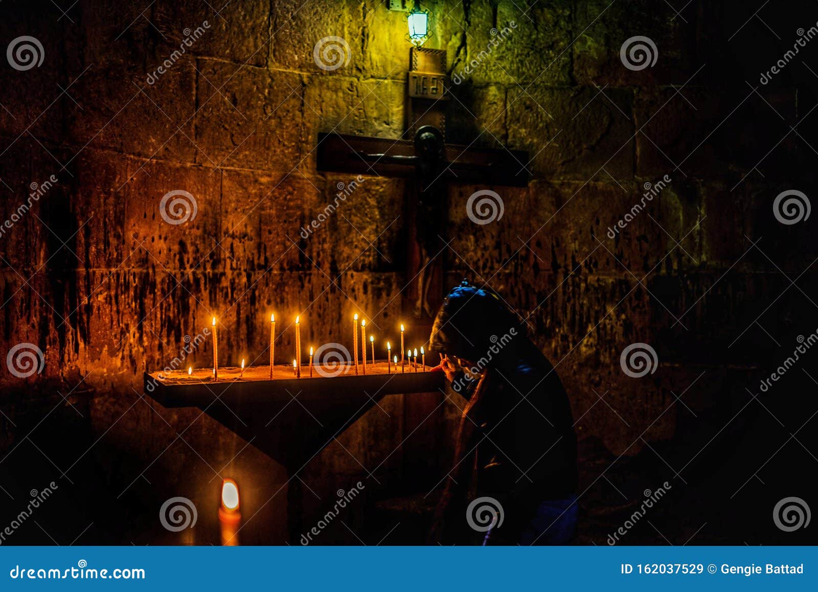 Just Praying To Our Lord ,asking for Help Stock Image - Image of ...