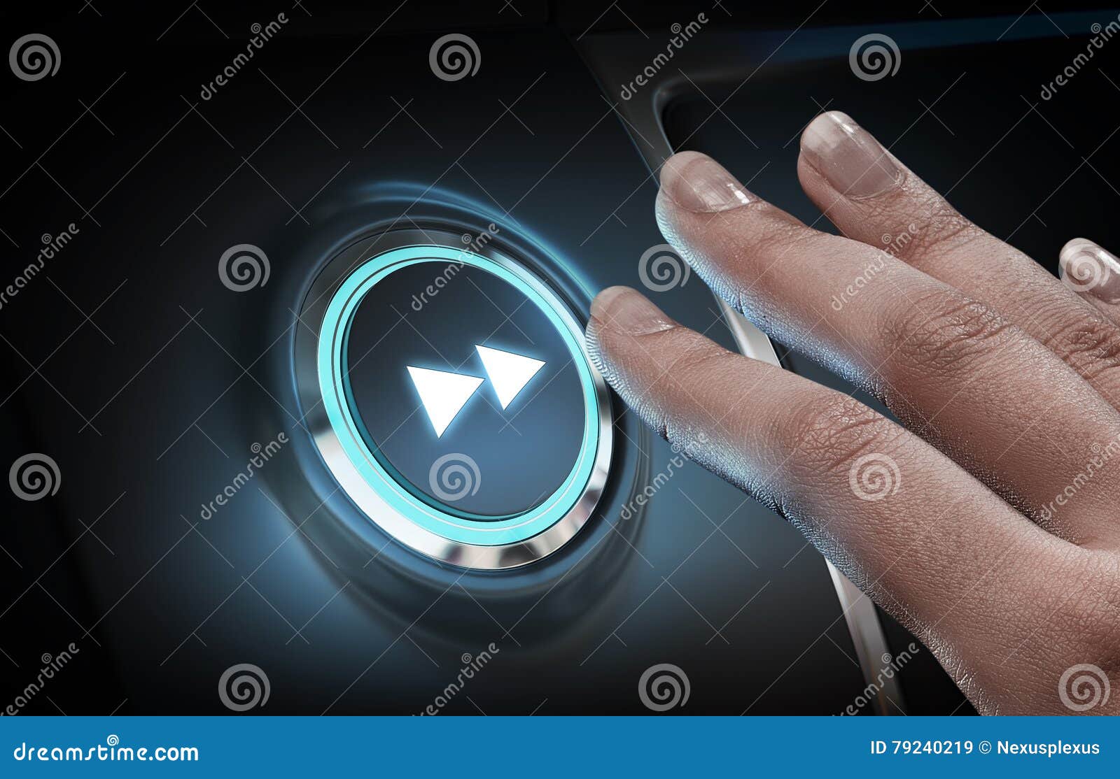 Just Push the Button . Mixed Media Stock Image - Image of push, closeup ...