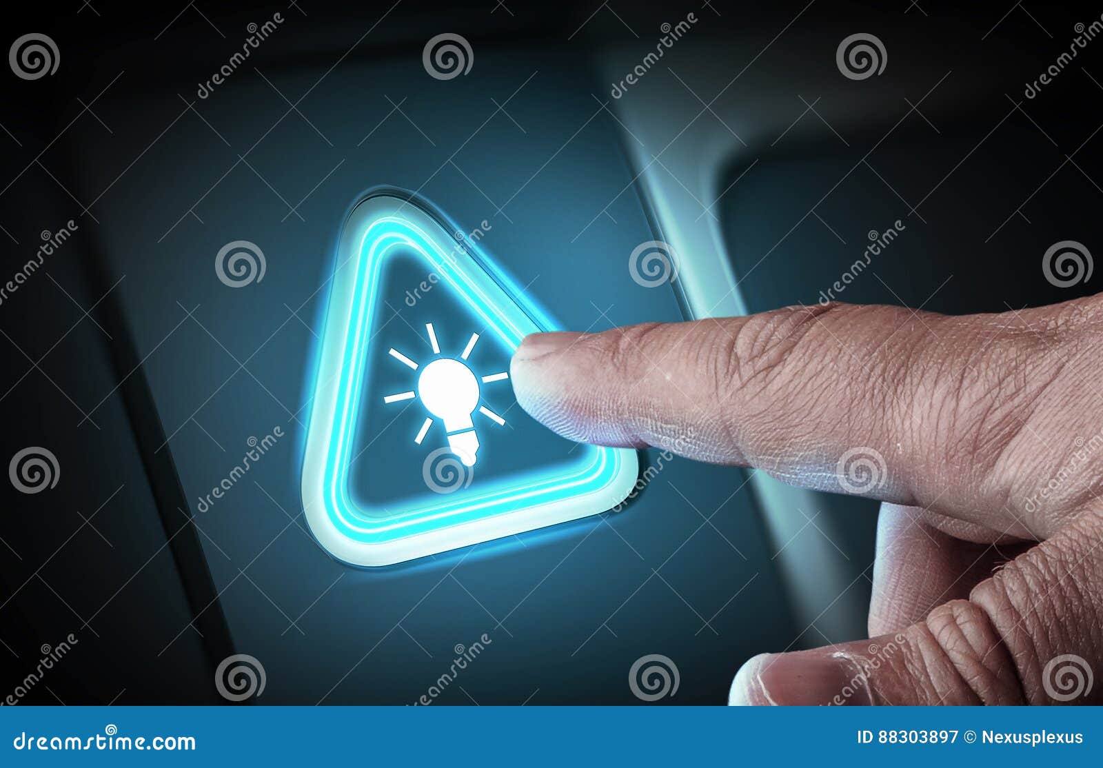 Just Push the Button . Mixed Media Stock Image - Image of dashboard ...