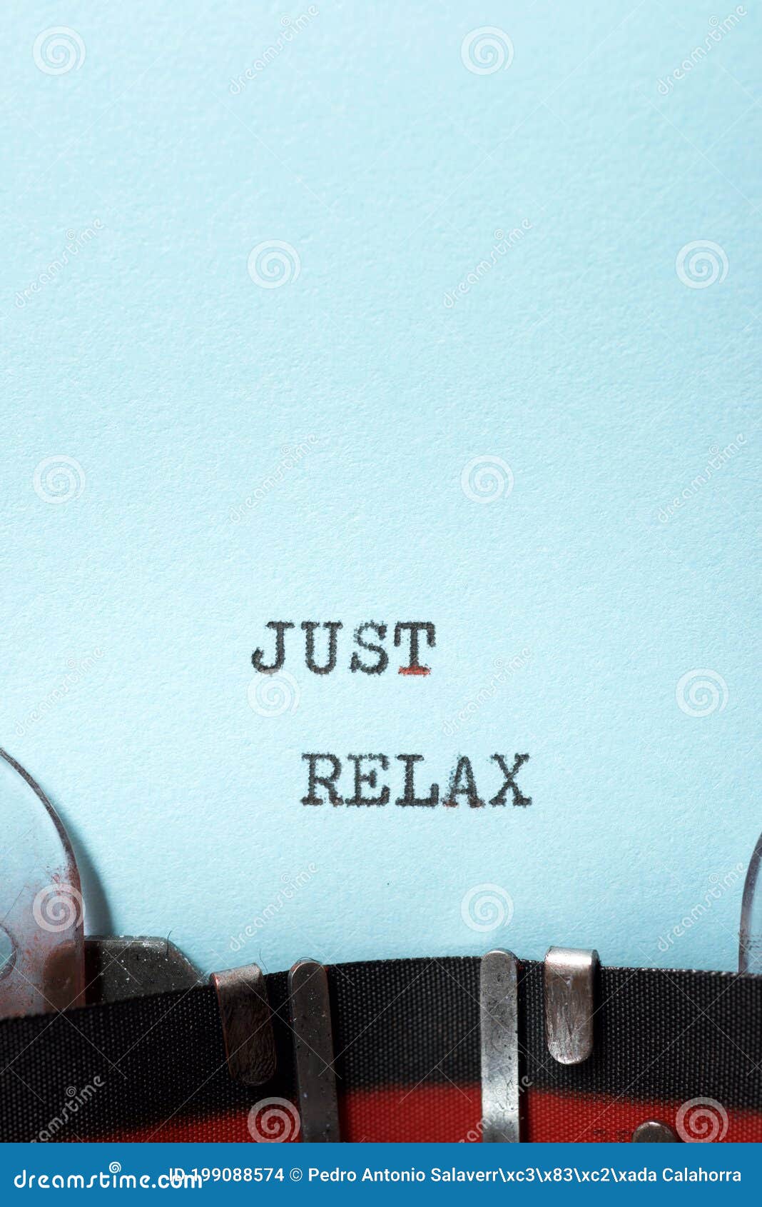 Just relax phrase stock photo. Image of ideas, quote - 199088574