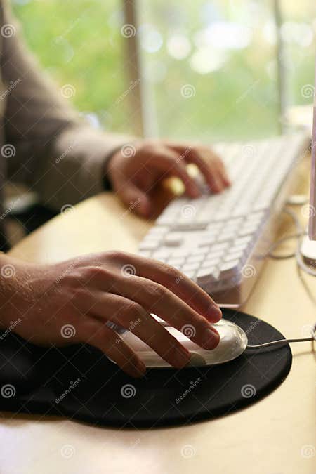 Just the right touch stock photo. Image of person, confident - 287360