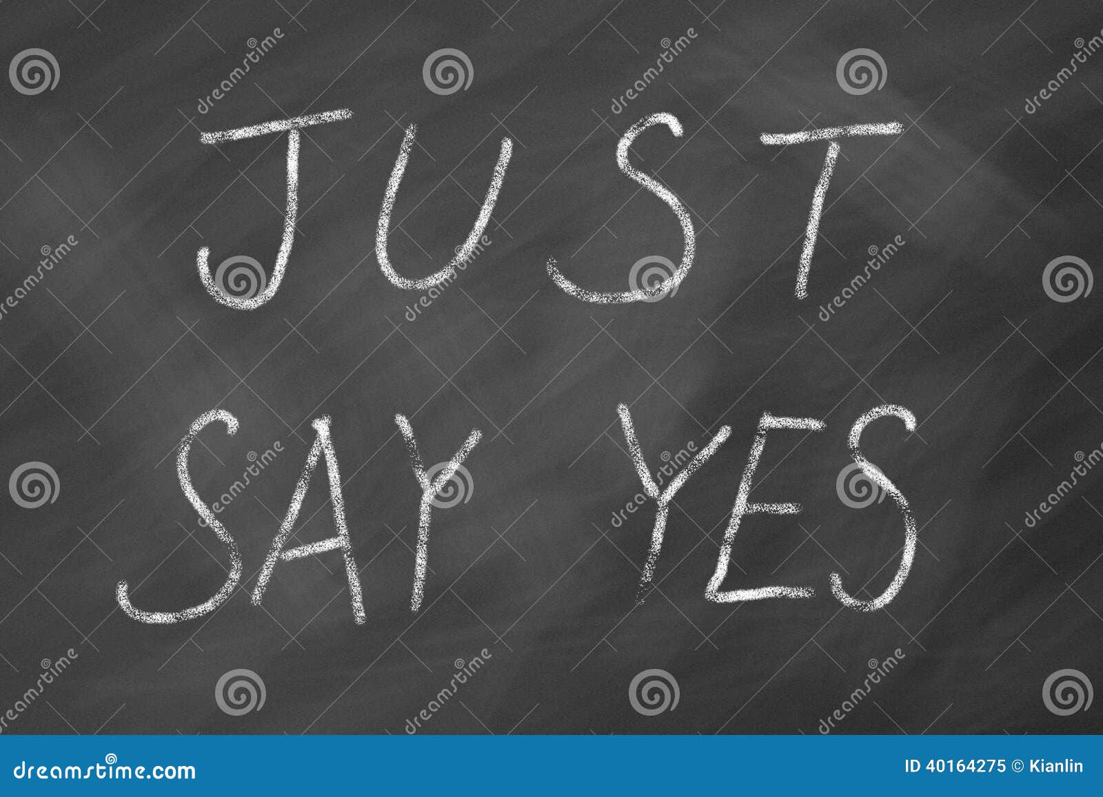 Just say yes stock image. Image of certainty, affirm - 40164275