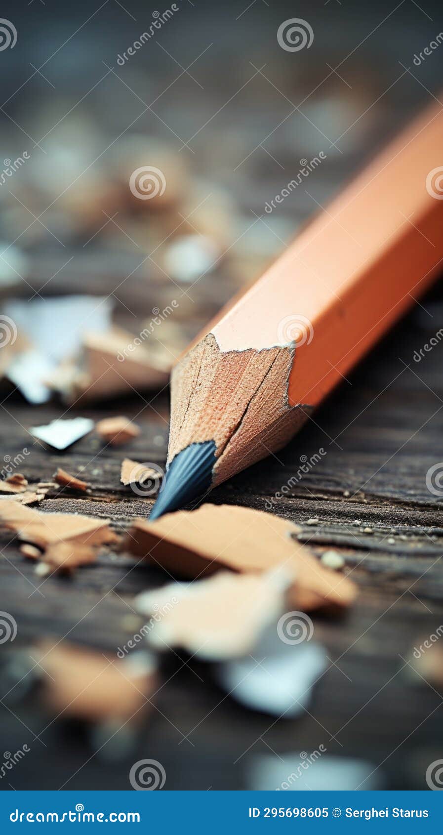 A Just Sharpened Pencil is Sitting on Top of a Pile of Broken Pencils ...
