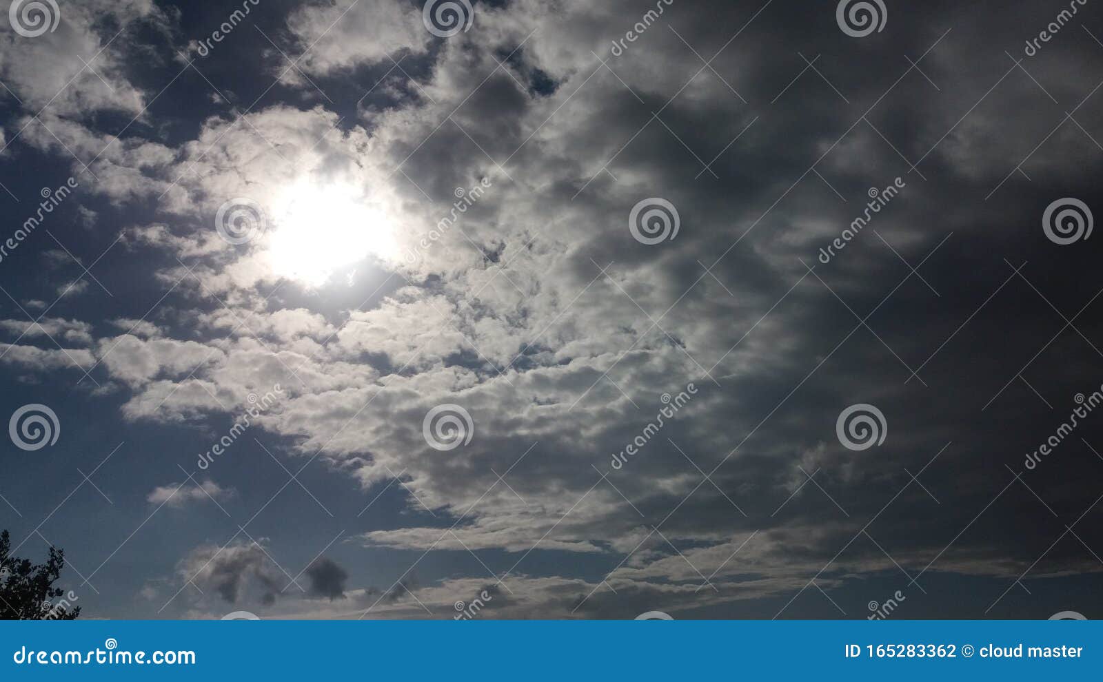 Just the Sky Falling Down of Us Stock Photo - Image of falling, clouds ...