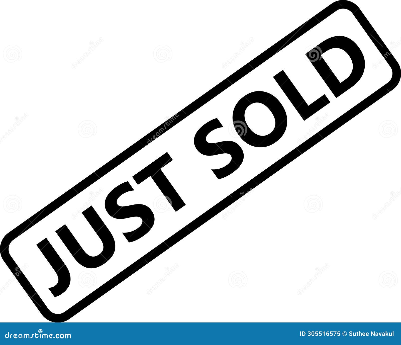 Just Sold Icon. Banner Label Just Sold Sign. Just Sold Logo. Flat Style ...