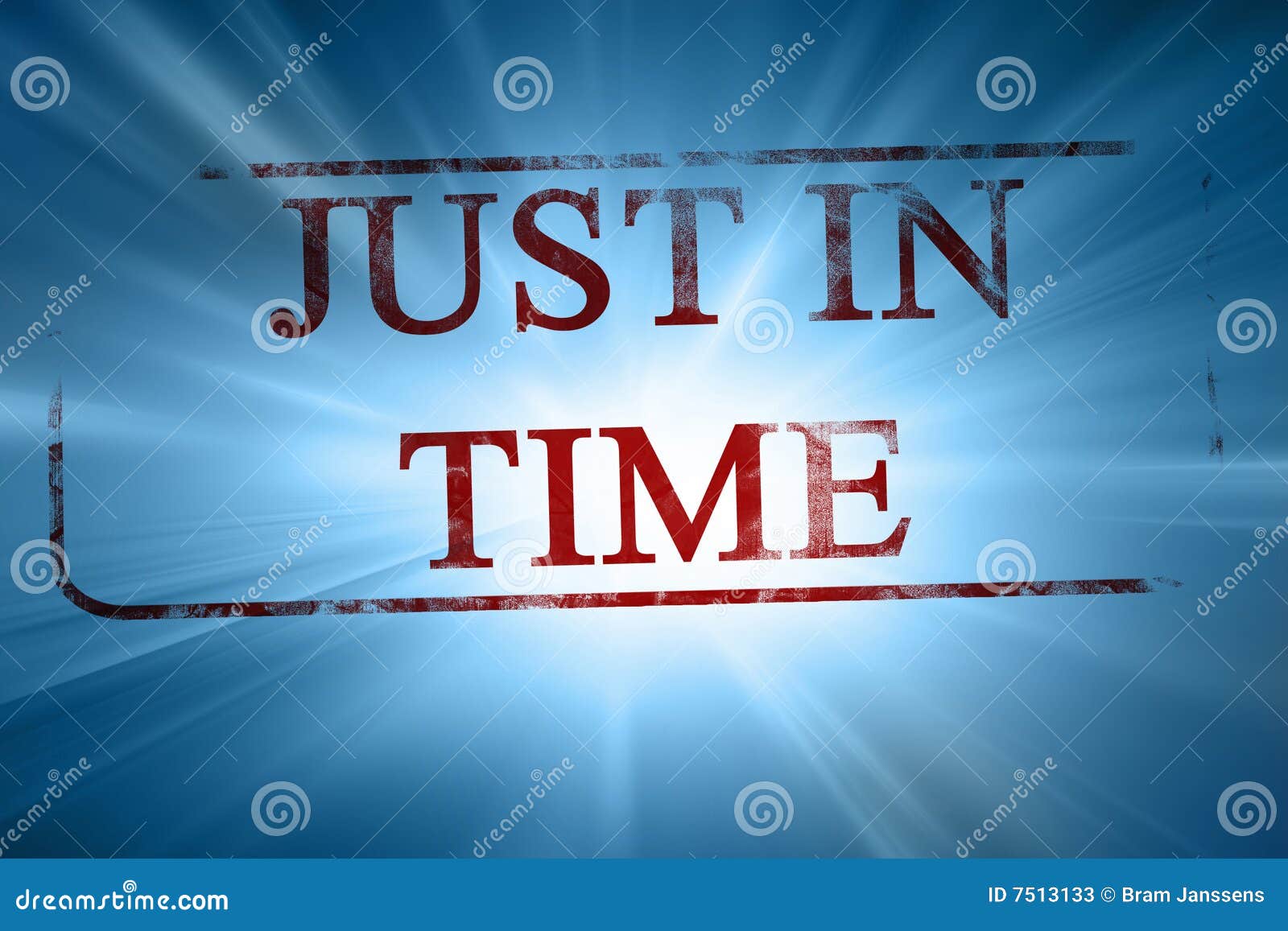 Just in time stock illustration. Illustration of backdrop - 7513133 Just in time stock illustration. Illustration of backdrop - 7513133
