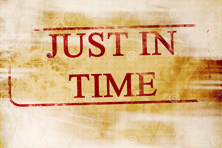 Just in time stock illustration. Illustration of unpaid - 7719046