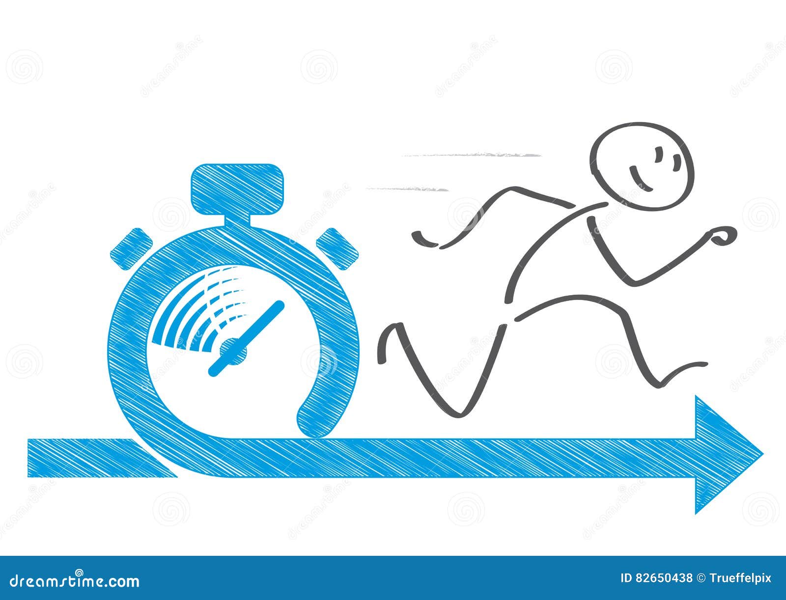 Stick Person Running Fast