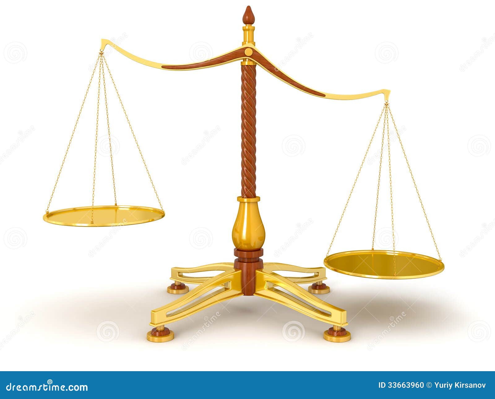 Justice Balance (clipping Path Included) Stock Illustration ...