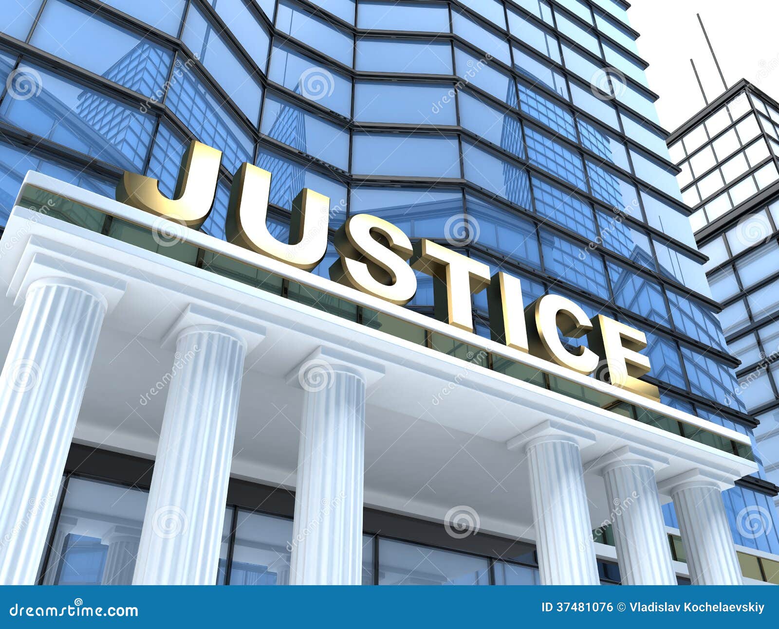 Justice building stock illustration. Illustration of justice - 37481076