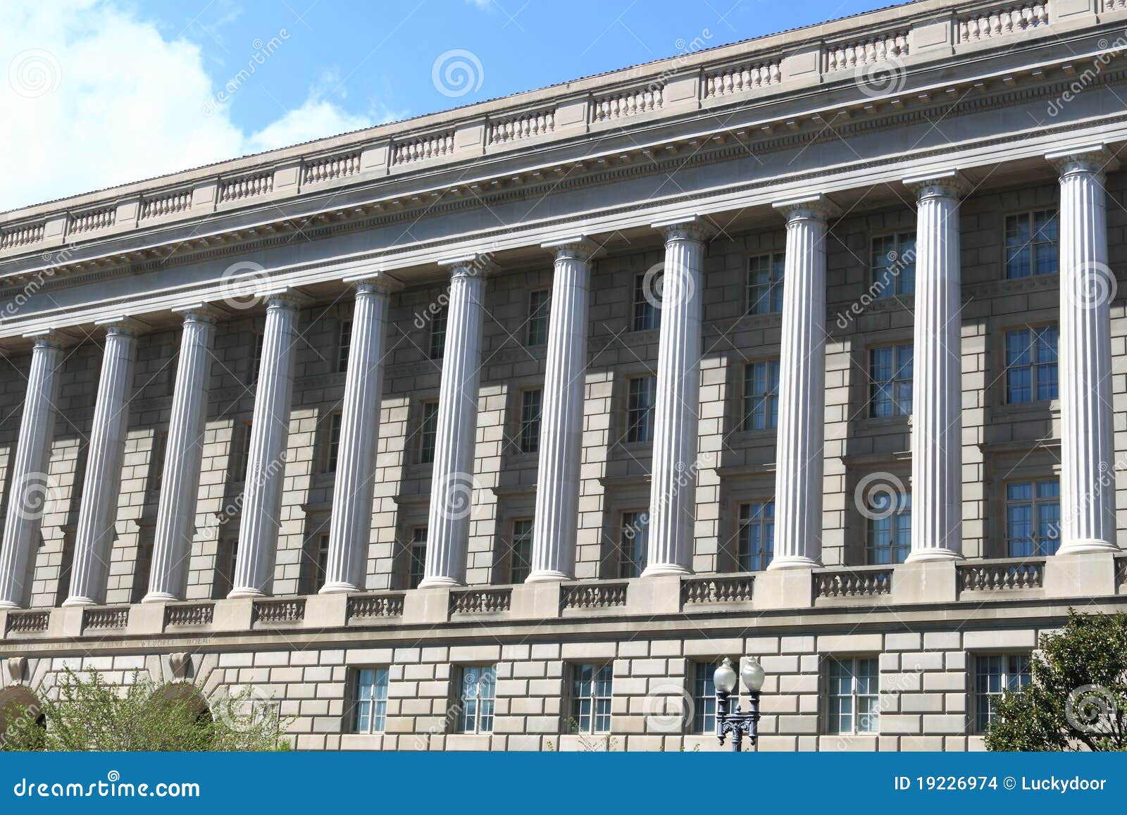 Justice Columns stock photo. Image of governmental, department - 19226974