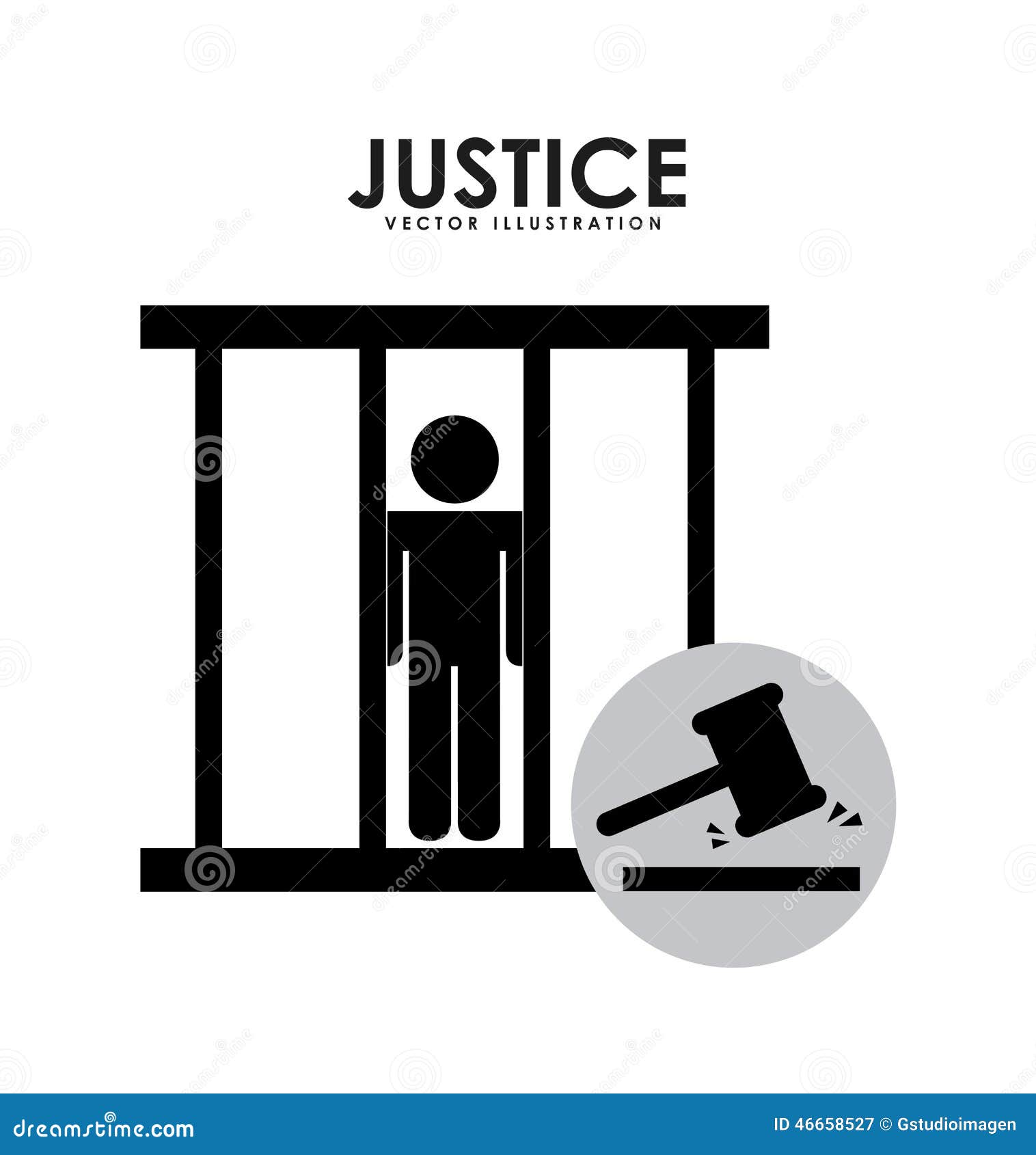 Justice design stock vector. Illustration of balance - 46658527