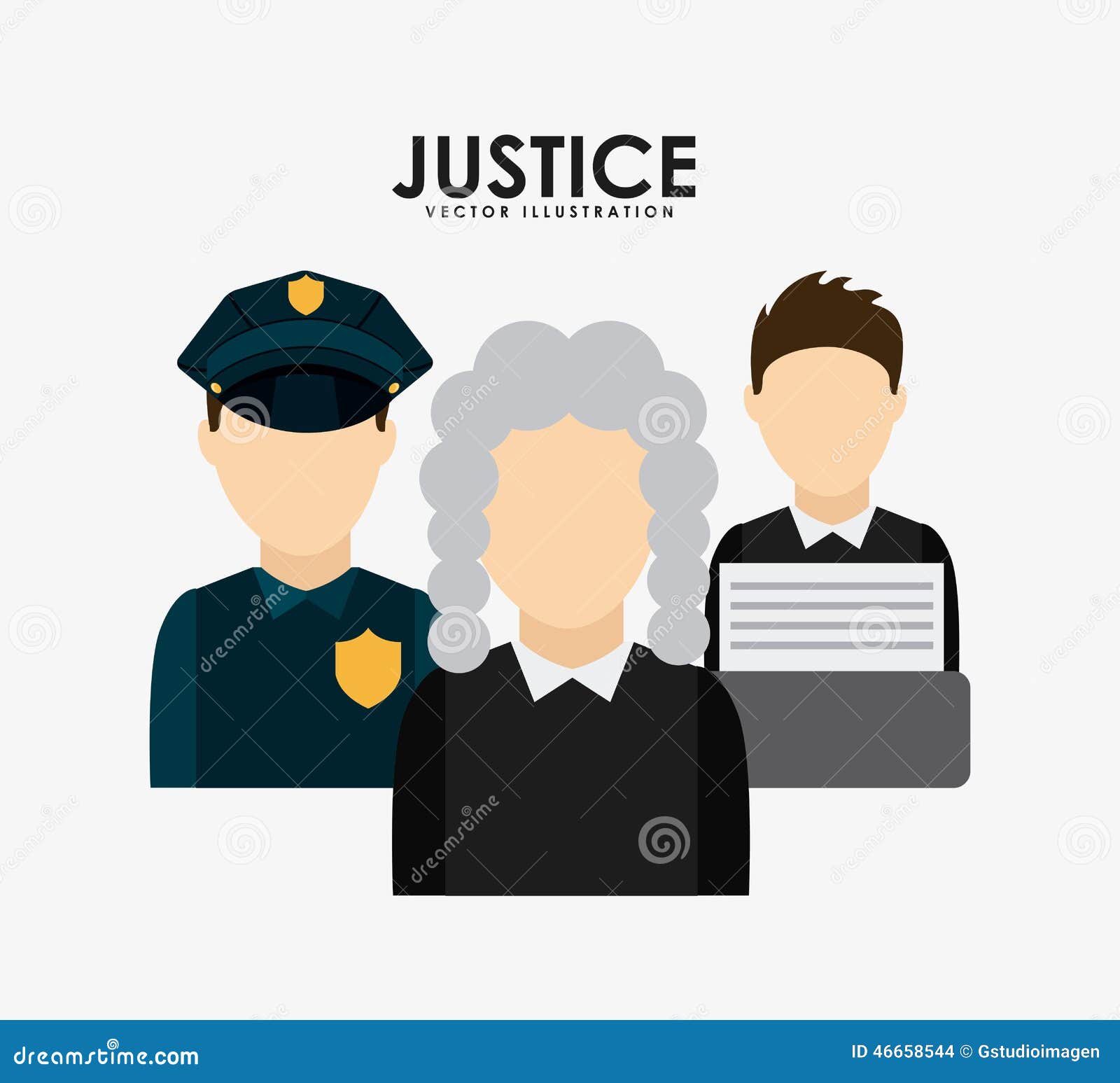 Justice design stock vector. Illustration of professional - 46658544
