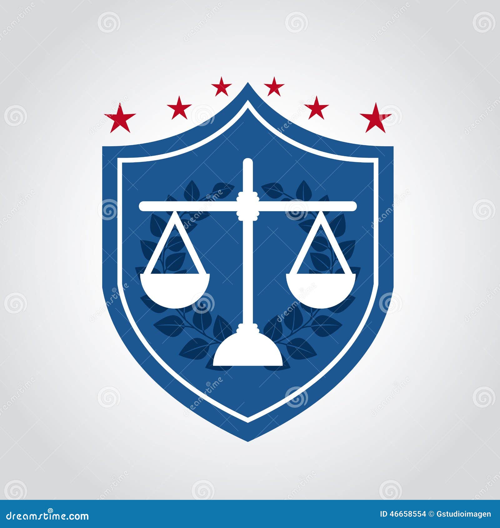 Justice design stock vector. Illustration of crown, judgment - 46658554