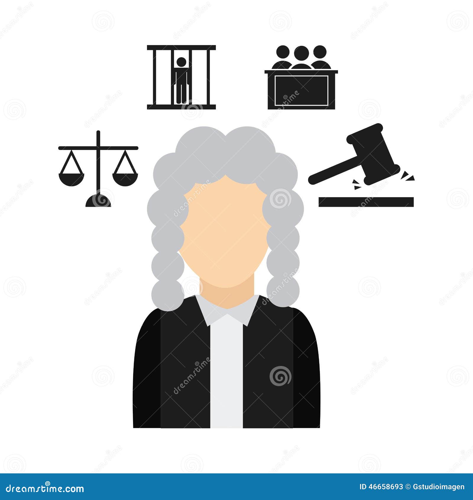 Justice design stock vector. Illustration of icon, pair - 46658693