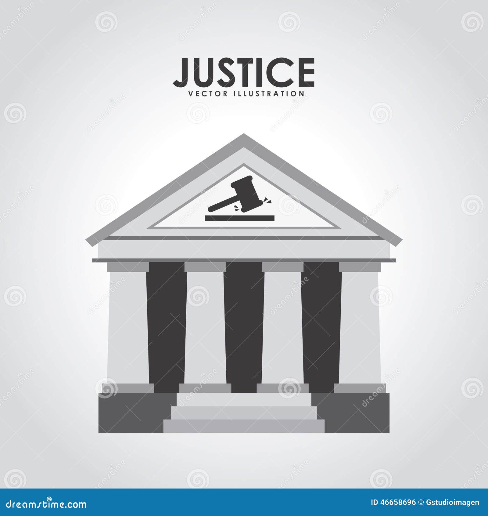 Justice design stock vector. Illustration of crime, construction - 46658696