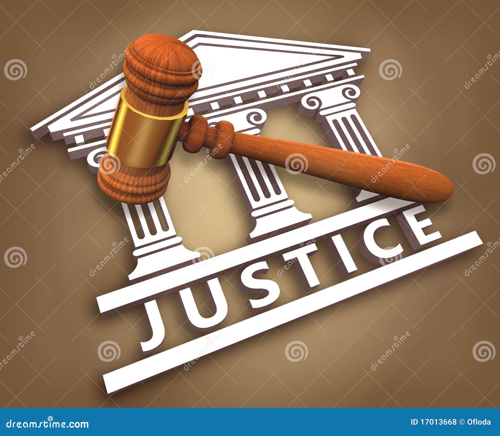 Justice + hammer stock illustration. Illustration of column - 17013668