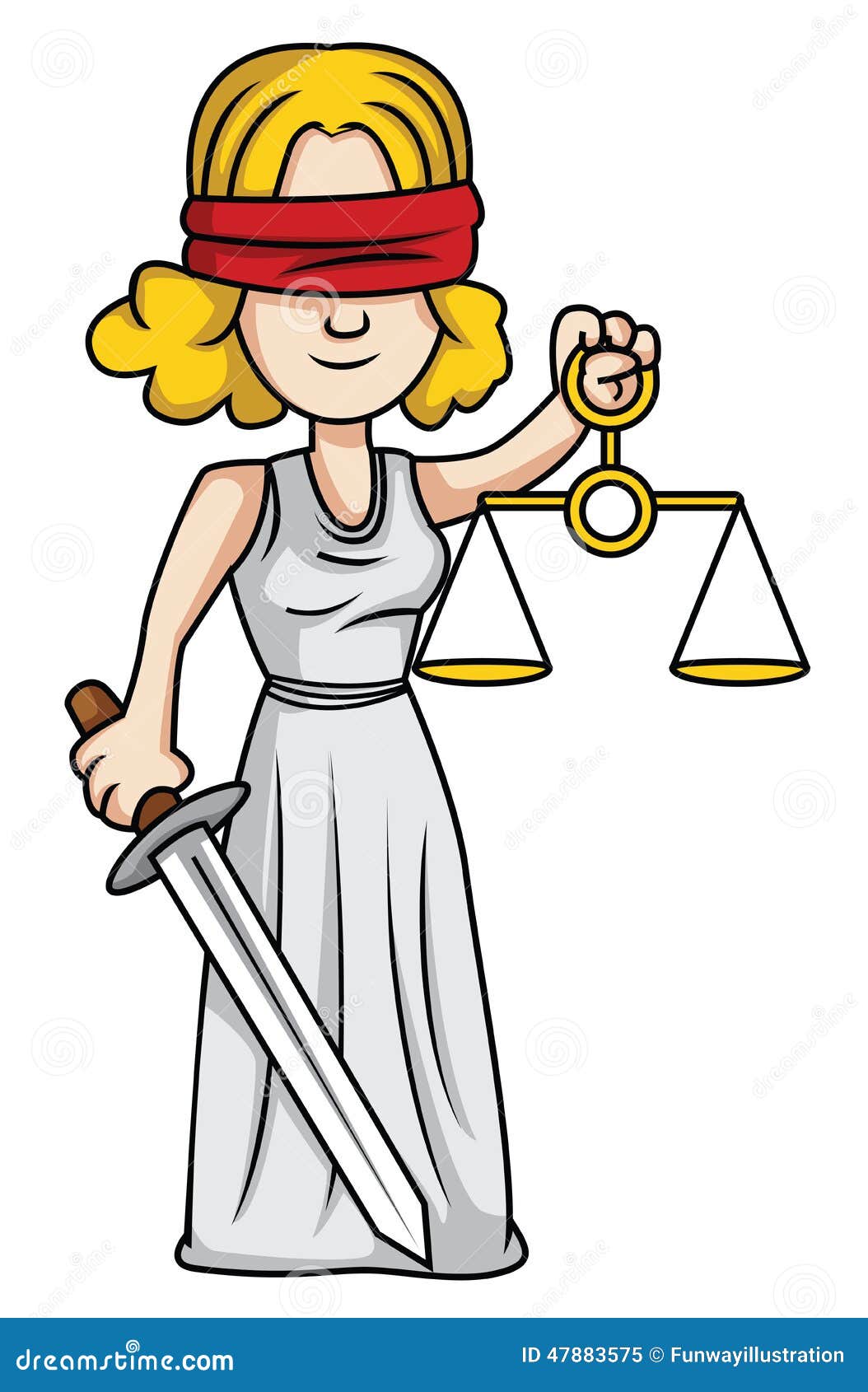 Justice lady stock vector. Illustration of vector, legal - 47883575