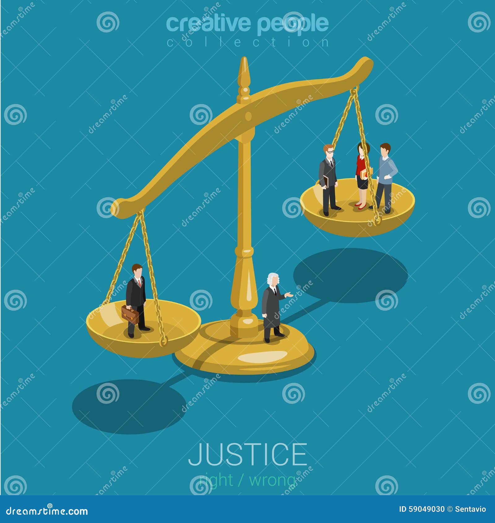 Justice and Law, Judgment and Decision Flat 3d Isometric Concept Stock ... Justice and Law, Judgment and Decision Flat 3d Isometric Concept Stock ...