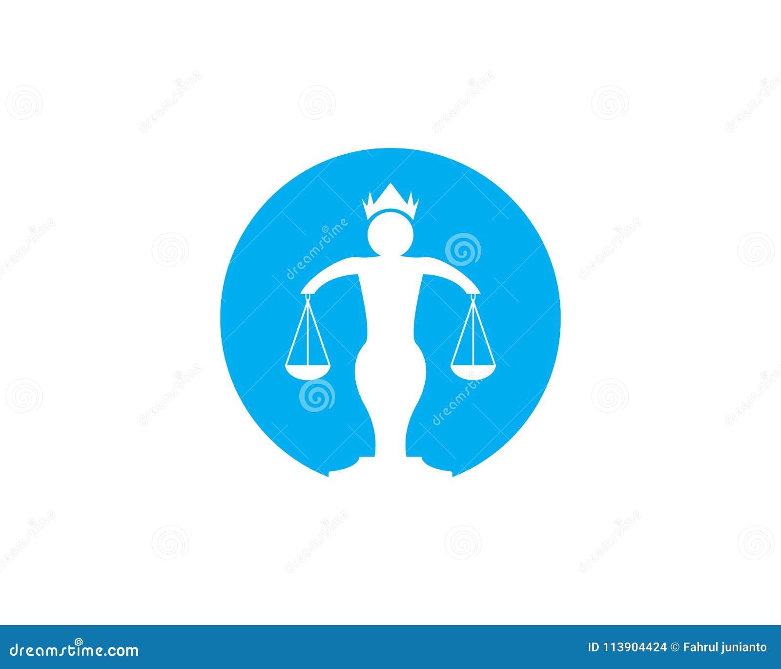 Justice Logo Design Vector Illustration Stock Vector - Illustration of ...