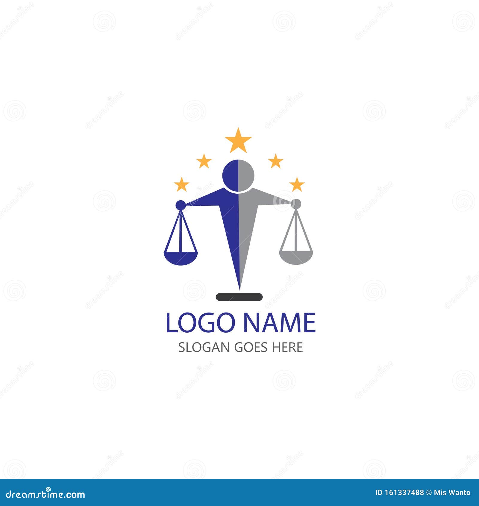 JUSTICE LOGO ILUSTRATION and VECTOR TEMPLATES Stock Vector ...