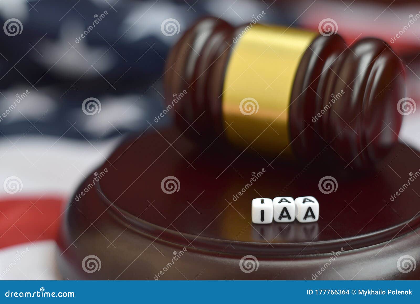Justice Mallet and IAA Acronym. Immigration and Asylum Act Stock Photo ...
