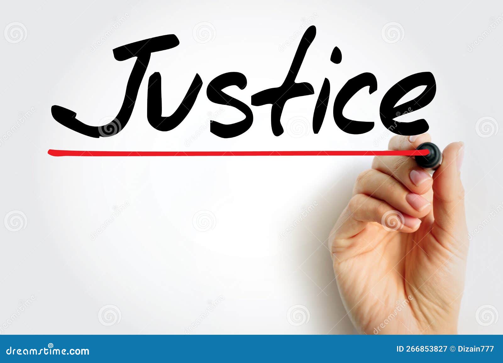 Justice - the Principle or Ideal of Just Dealing or Right Action, Text ...