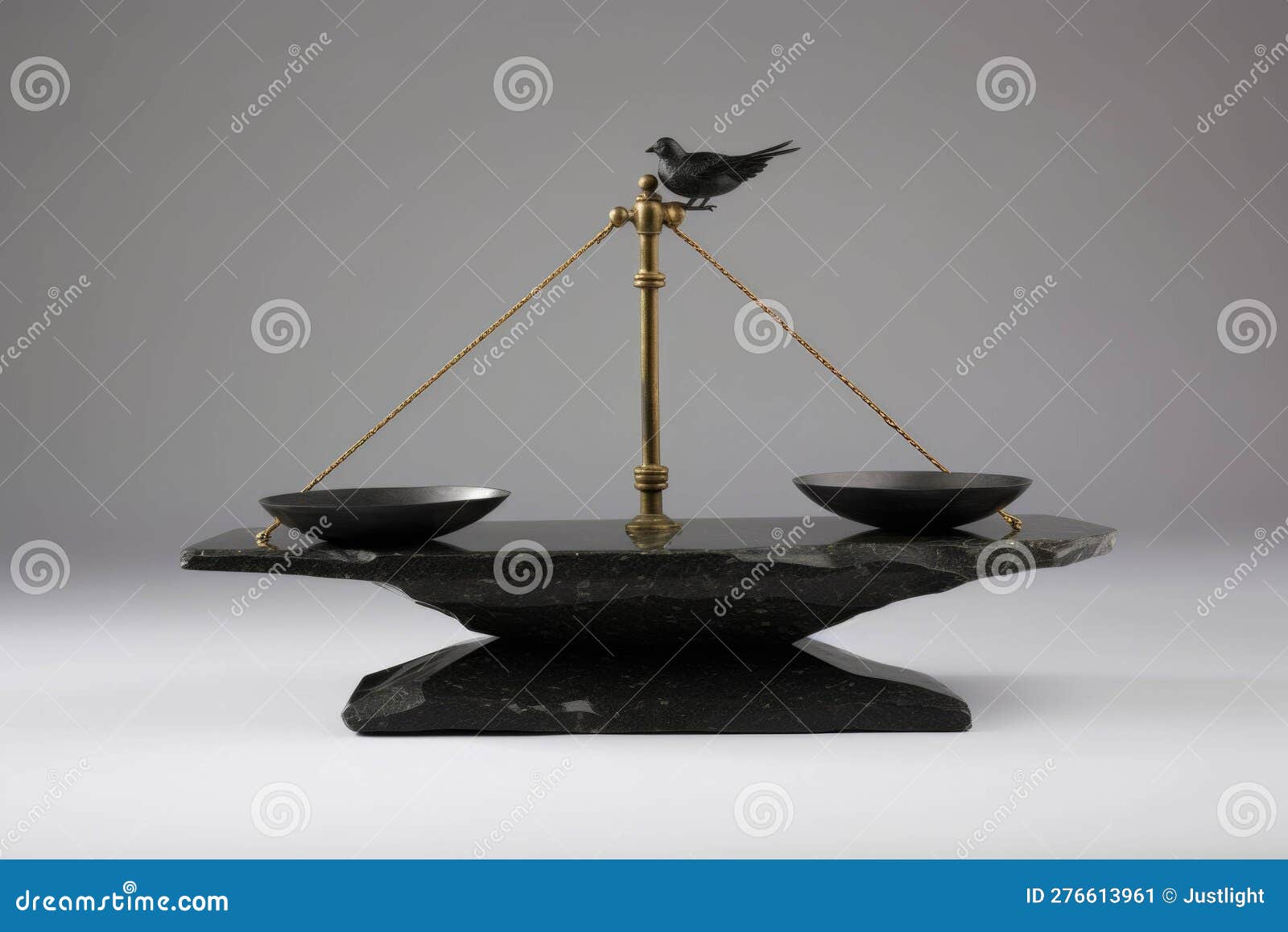 A Scale With One Side Digital One Side Traditional Symbolizing The ...