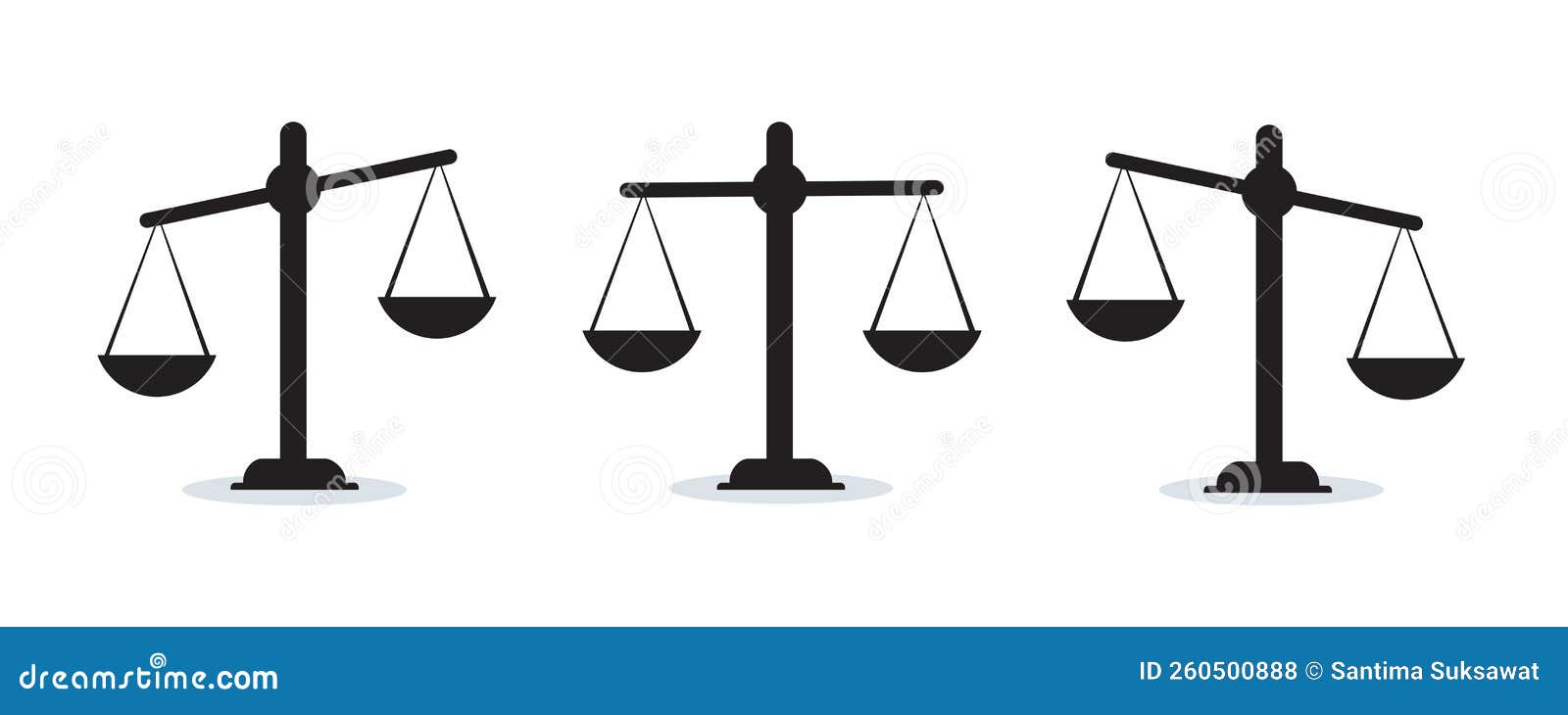 Justice Scale Court Symbol Vector Illustration Stock Vector ...