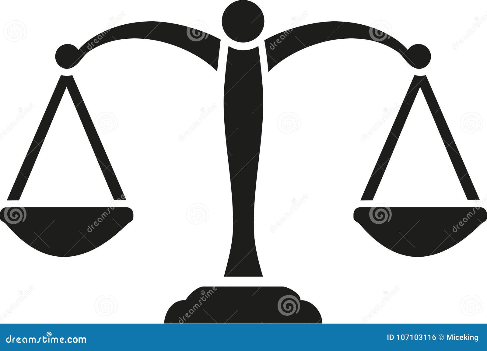 Justice Scale vector stock vector. Illustration of justice - 107103116